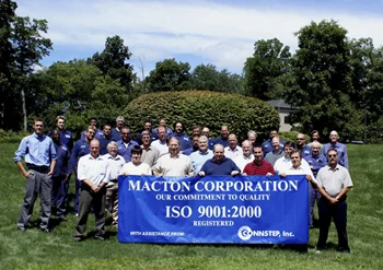 ISO Certification — Macton - Designer and Manufacturer of Turntable ...