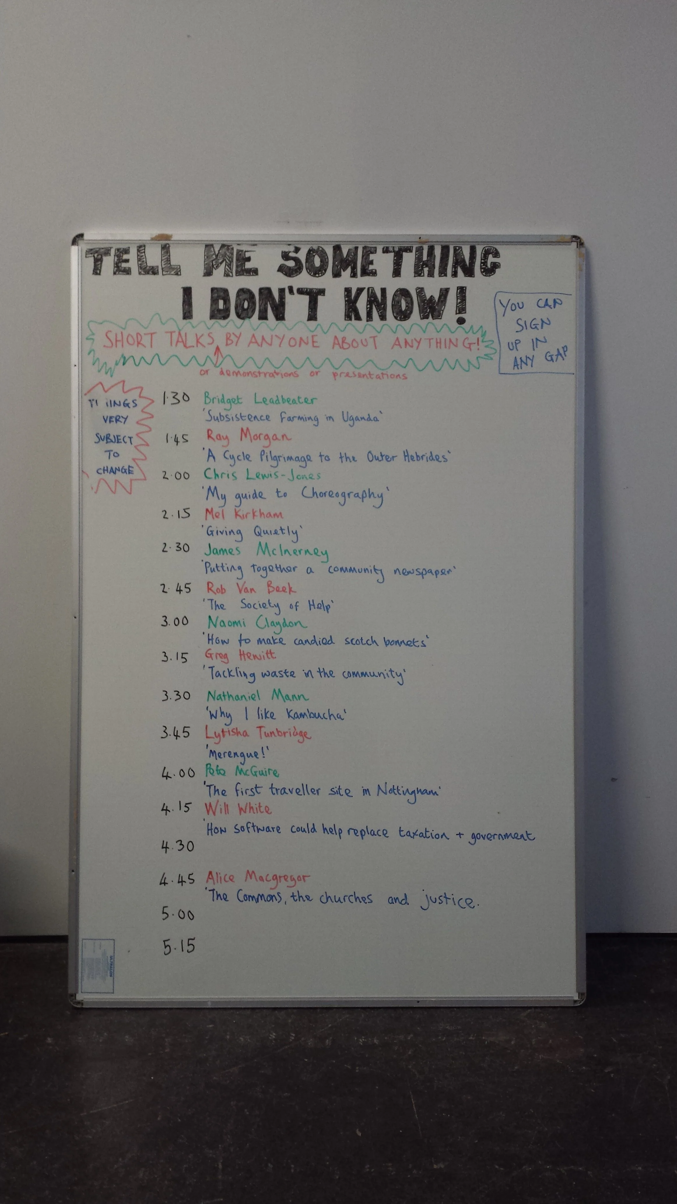 Tell Me Something I Don't Know | Looking back and reflecting with ...