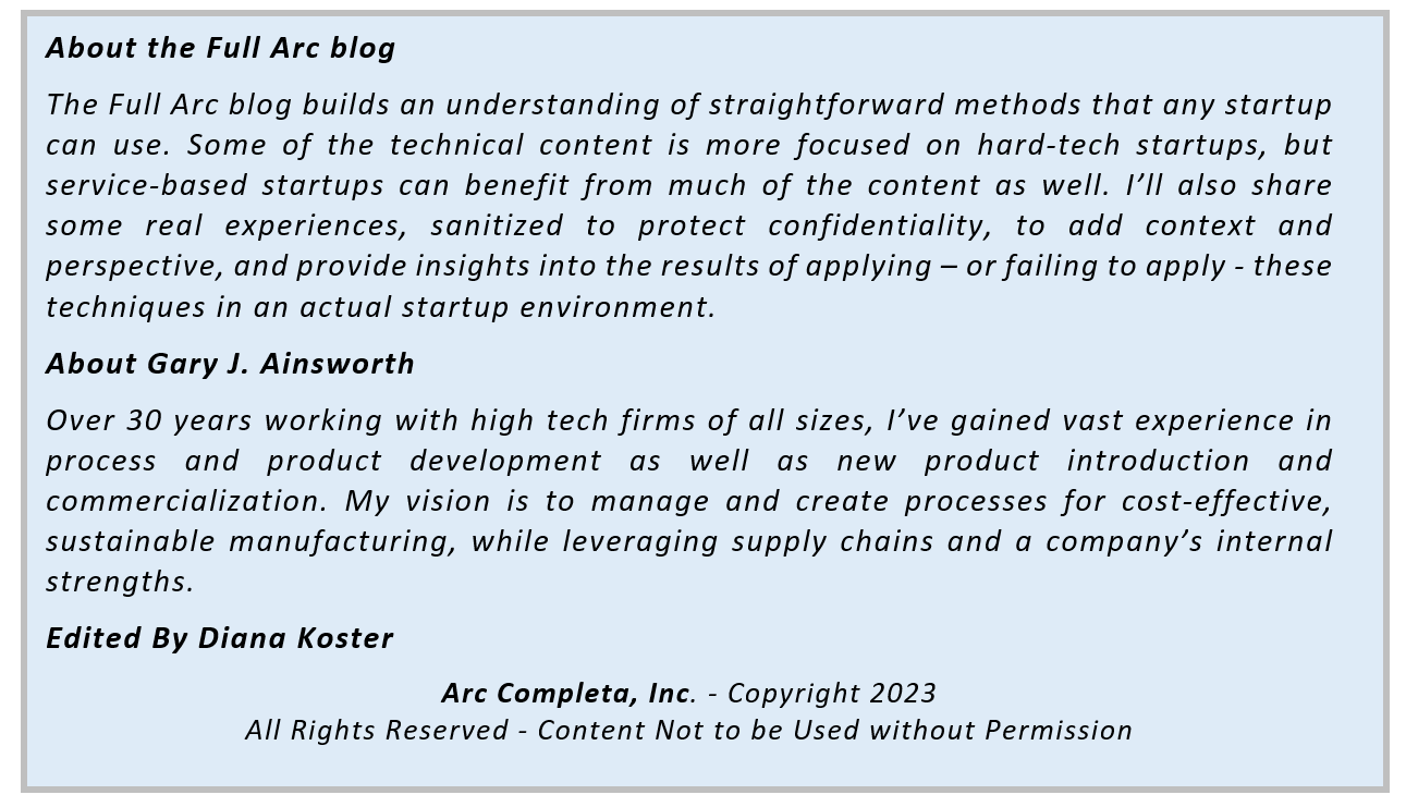 Full Arc Blog, The Structure and Culture of your Startup — Arc Completa ...