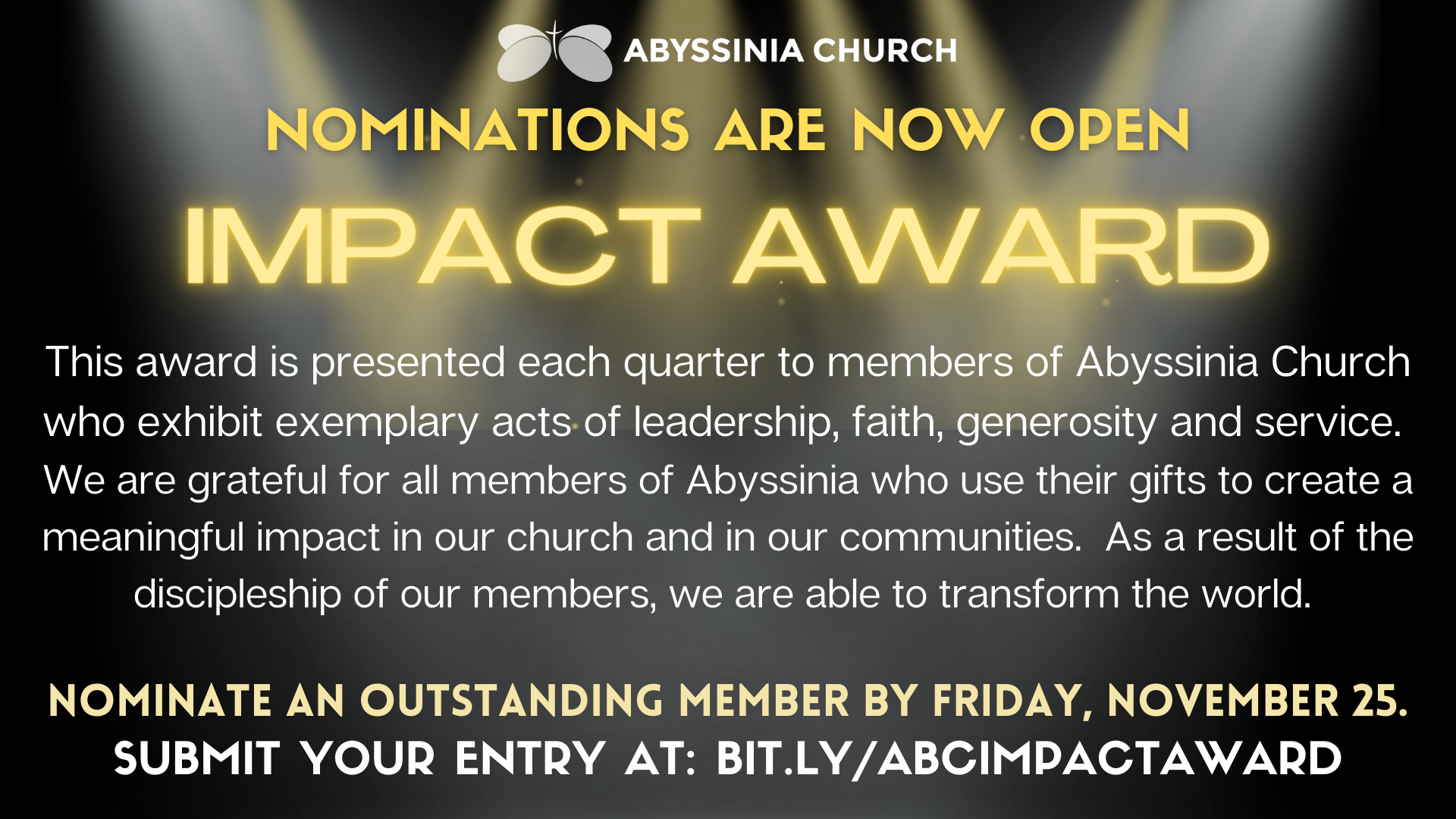 Impact Award — Abyssinia Baptist Church in Norfolk, VA