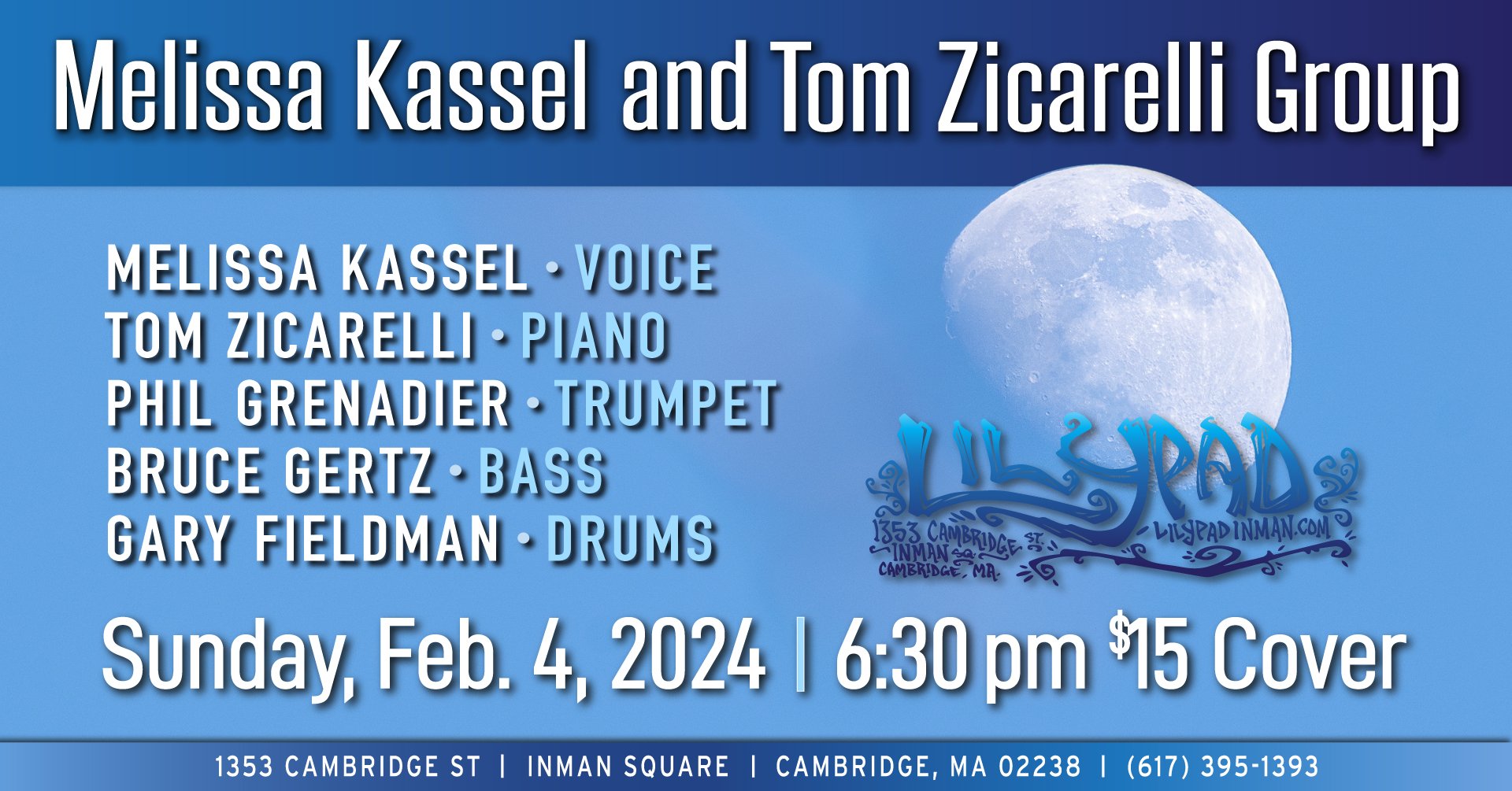 Melissa Kassel & Tom Zicarelli Group — The Lilypad Melissa Kassel & Tom Zicarelli Group — The Lilypad