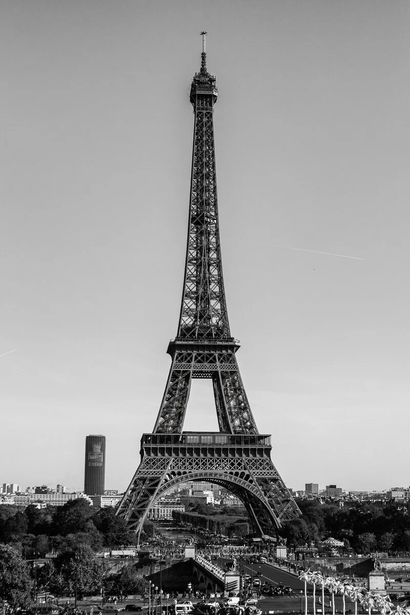 The Eiffel Tower Black And White