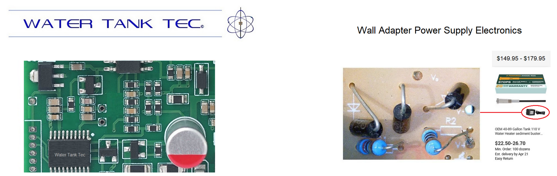 Water Tank Tec. Stops Hot Water Odor and Internal Water Tank Corrosion.