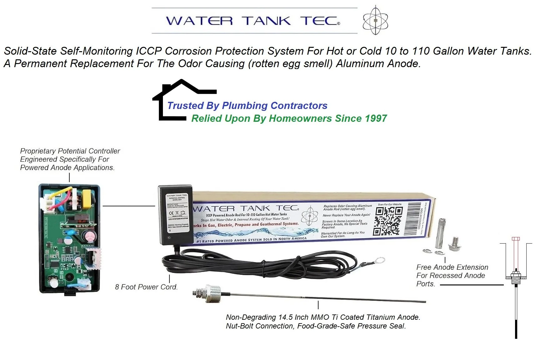 Water Tank Tec. Stops Hot Water Odor In Well Water Systems. Rated #1 In ...