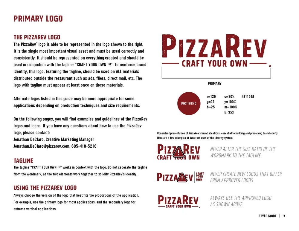 Pizzarev Logo