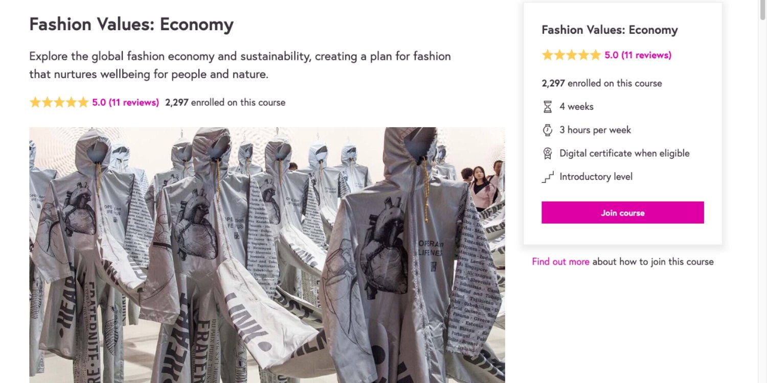 20 Online Sustainable Fashion Courses To Expand Your Knowledge ...