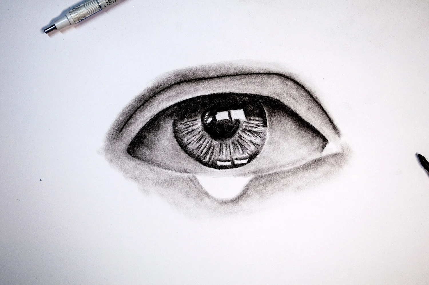 Castle Art Graphite Eye Artwork — The Art Gear Guide