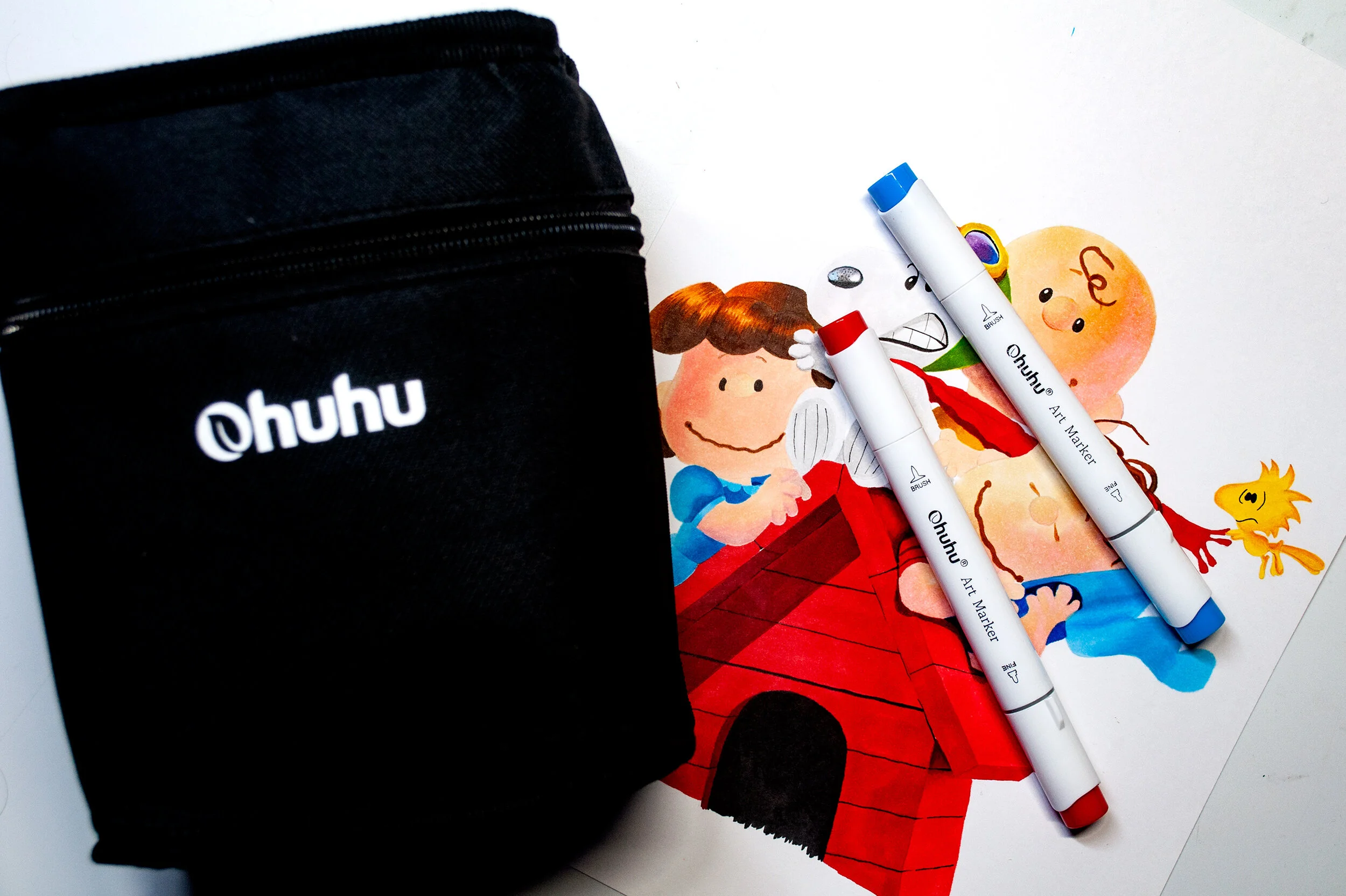 Ohuhu Marker Art Charlie Brown and Snoopy — The Art Gear Guide