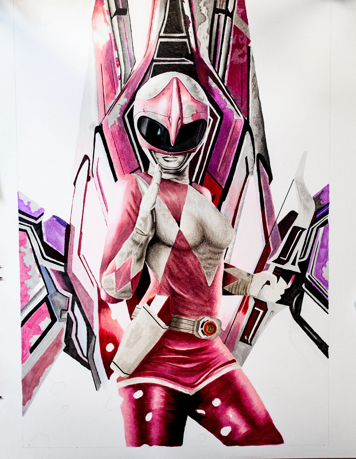 Power Rangers Artwork | Pink Power Ranger — The Art Gear Guide