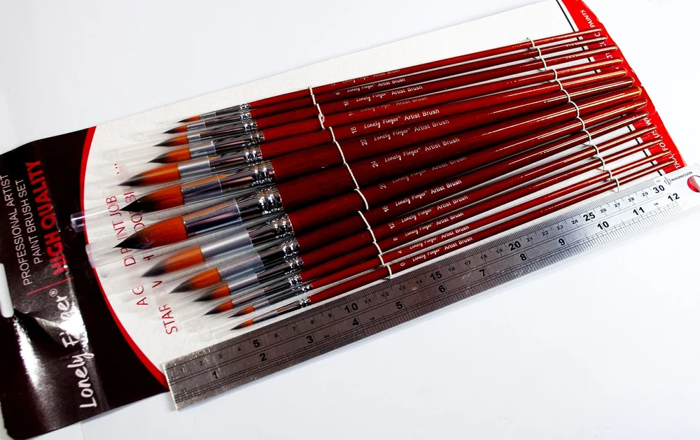 Temu Art Supplies Bargain or Rubbish | Temu Watercolor Brushes Poor ...