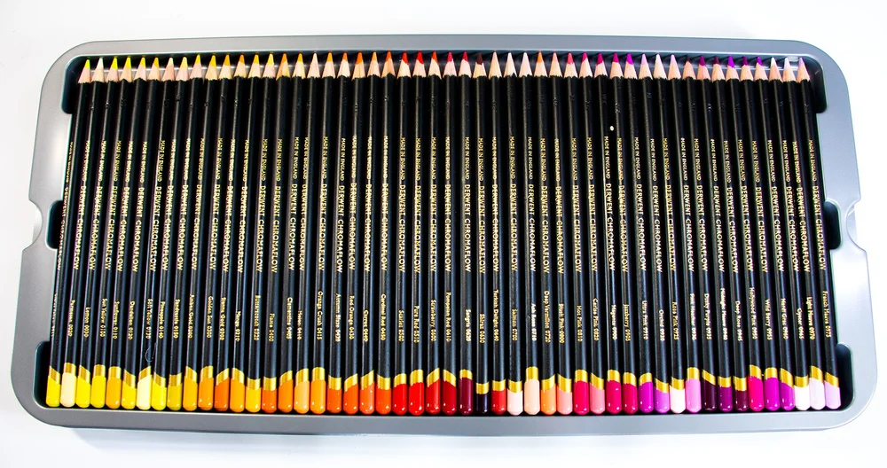 New Derwent Chromaflow 150 Set Of Coloured Pencils — The Art Gear Guide