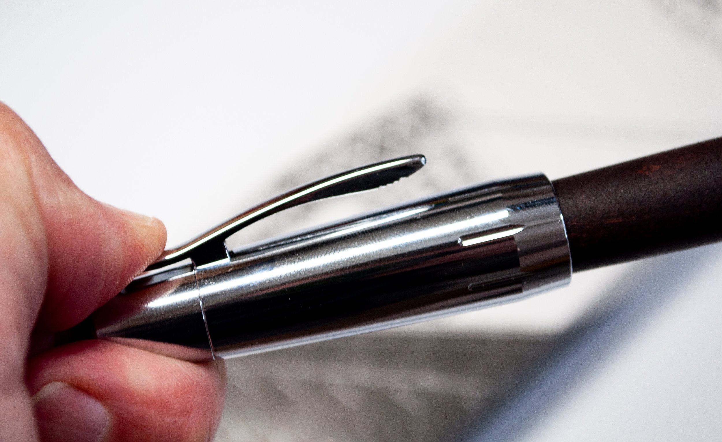 Faber Castell e-Motion Stained Pear Wood Fountain Pen Review | Artist ...