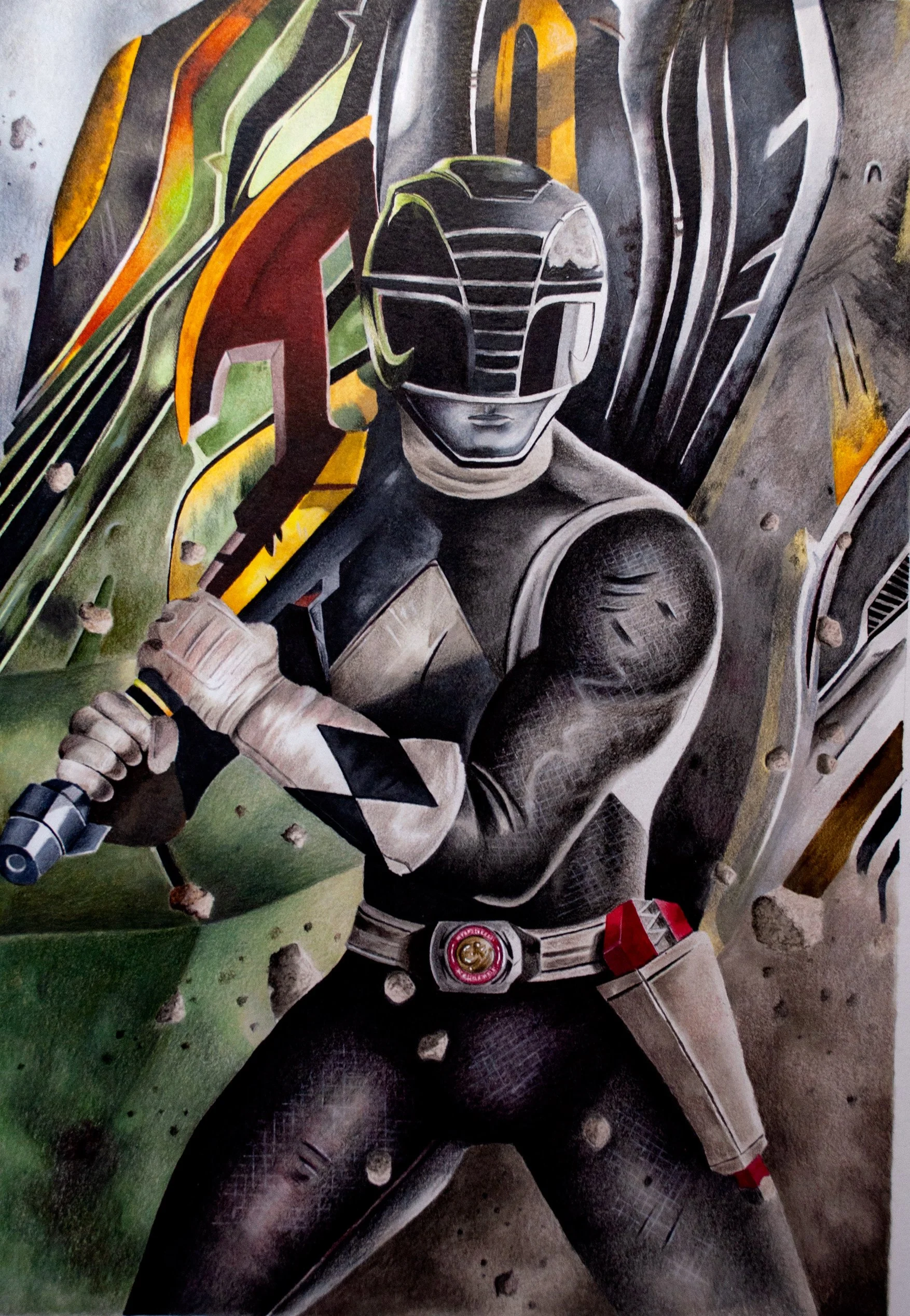 Black Power Ranger Artwork — The Art Gear Guide