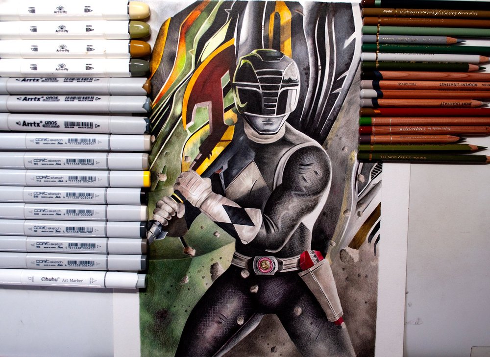 Black Power Ranger Artwork — The Art Gear Guide