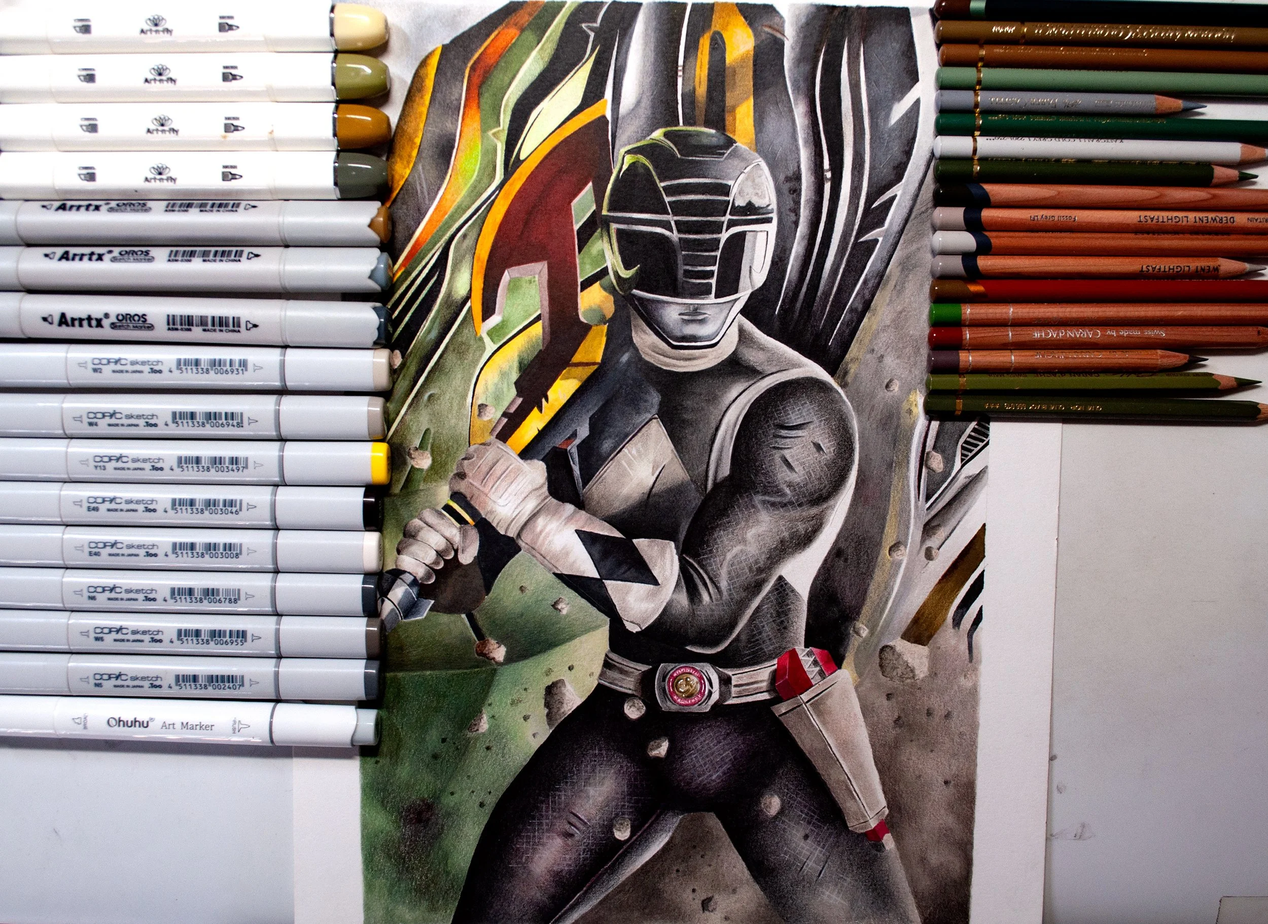 Black Power Ranger Artwork — The Art Gear Guide