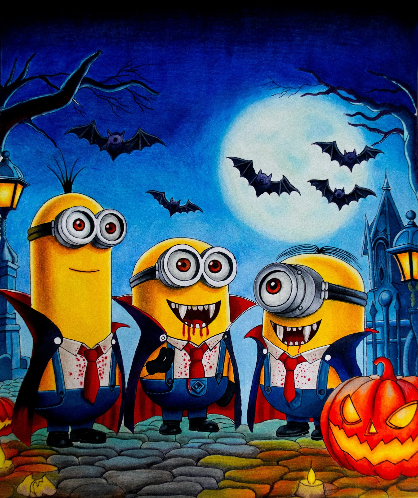 Vampire Minion Art Using OLO Markers — The Art Gear Guide