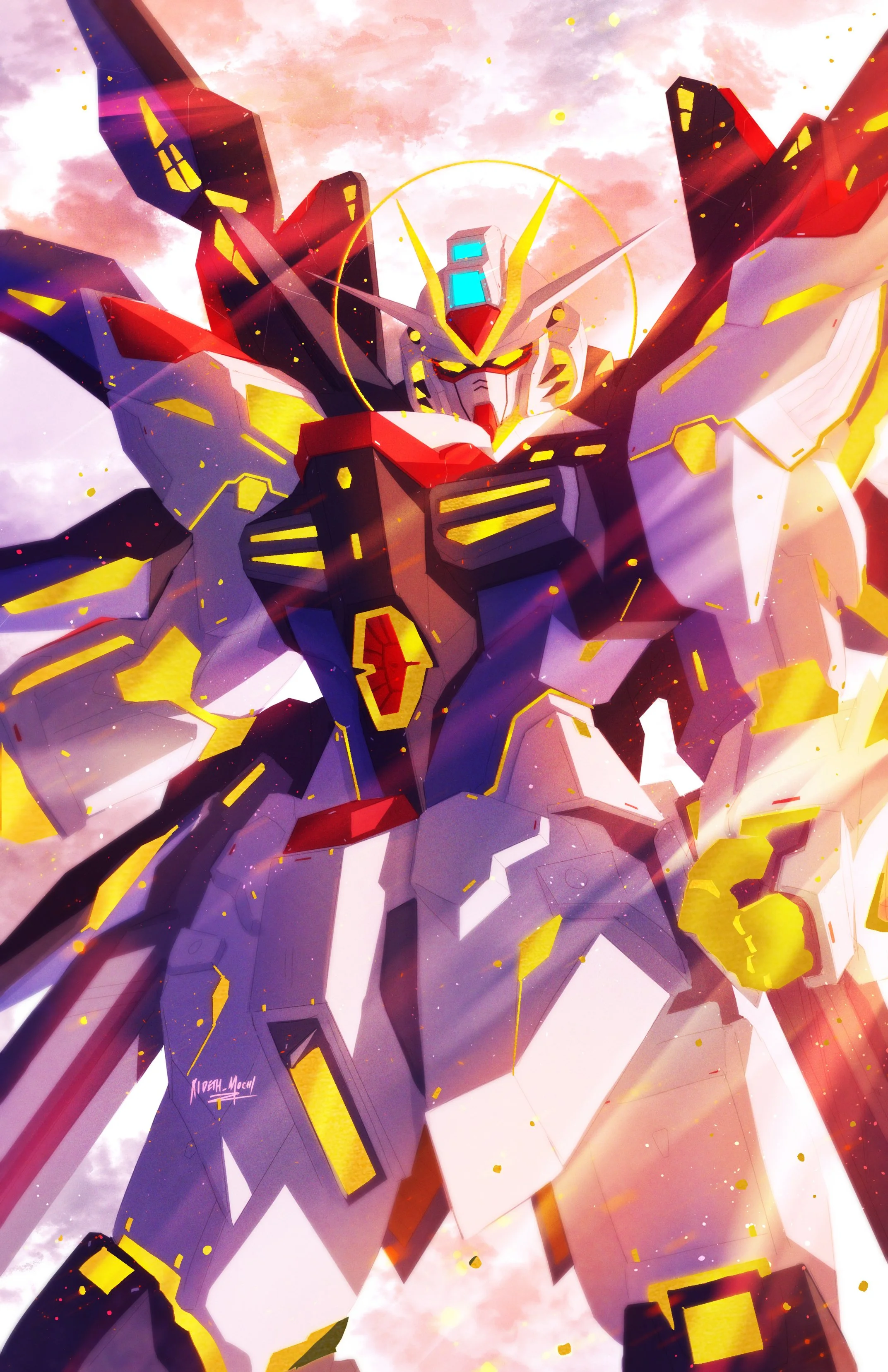 gundam strike freedom gold foil — Rideth_Mochi