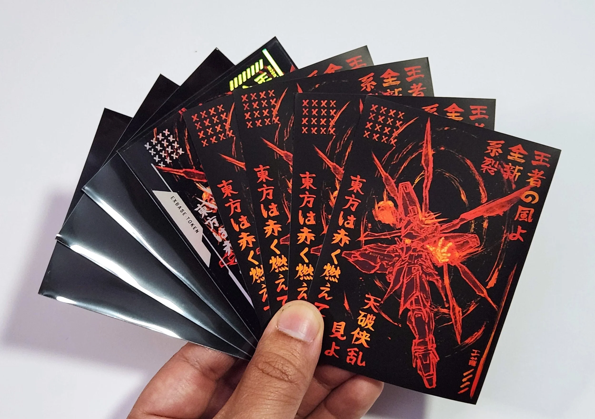 Burning G Gundam TCG Card Sleeves — Rideth_Mochi
