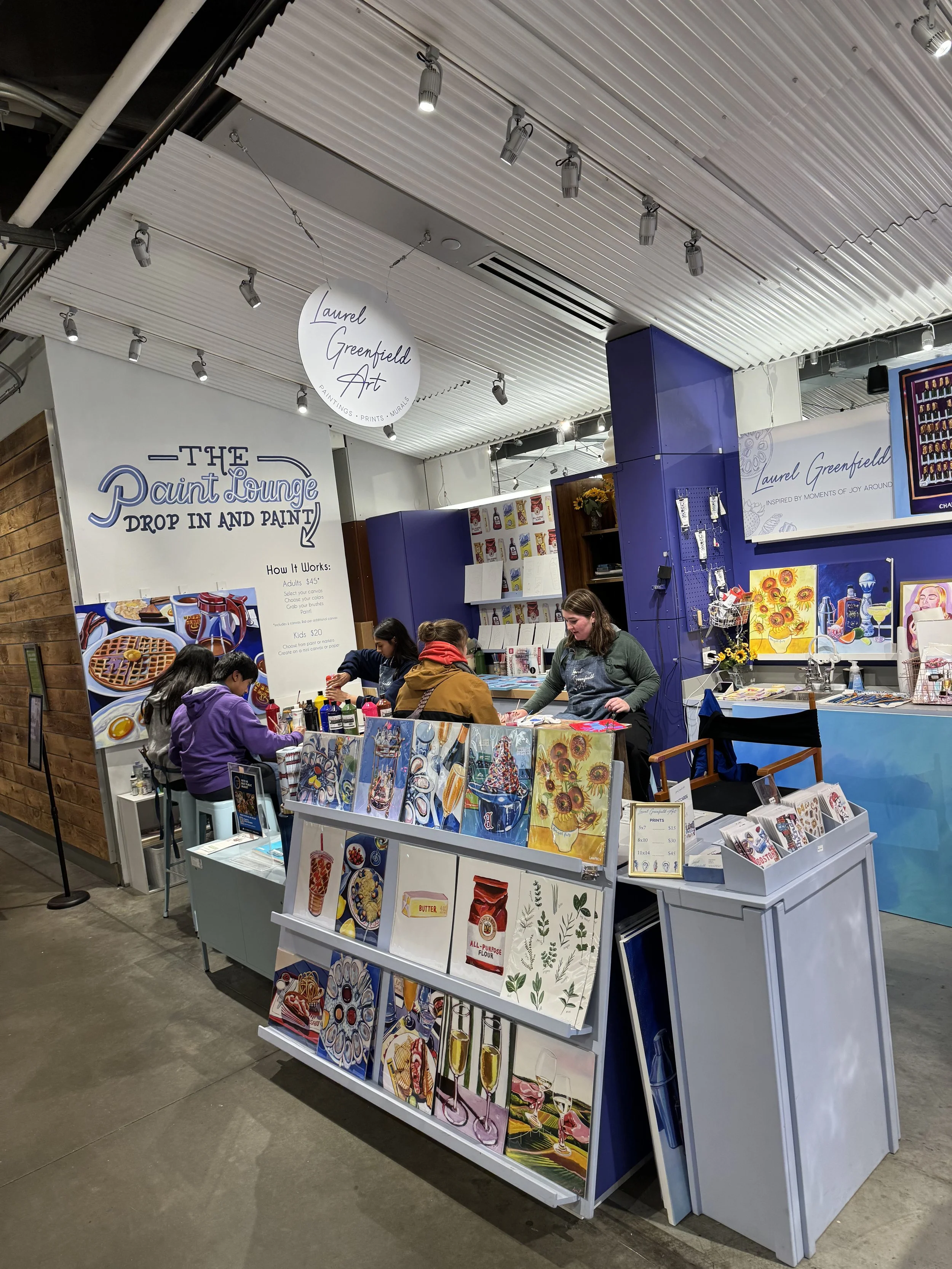 Drop-in Paint Lounge — LAUREL GREENFIELD ART