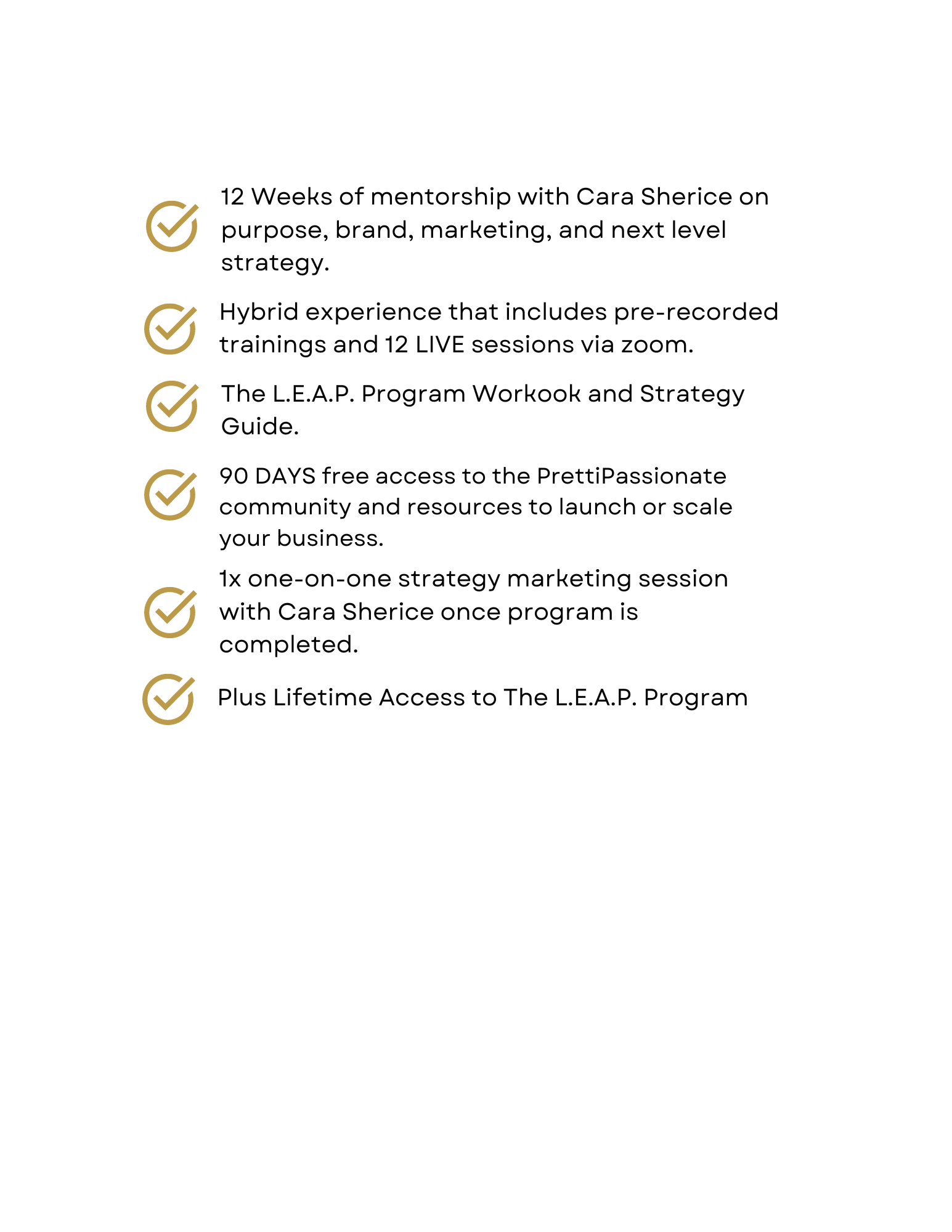 LEAP 2.0 purchase page — PrettiPassionate