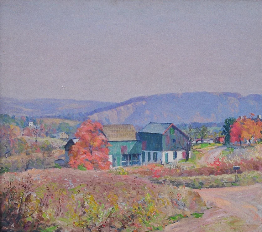 Roy Cleveland Nuse - Landscapes en plein air Bucks County, Pennsylvania