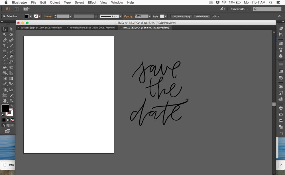 How to Digitize Calligraphy — Rachel Allene Shop