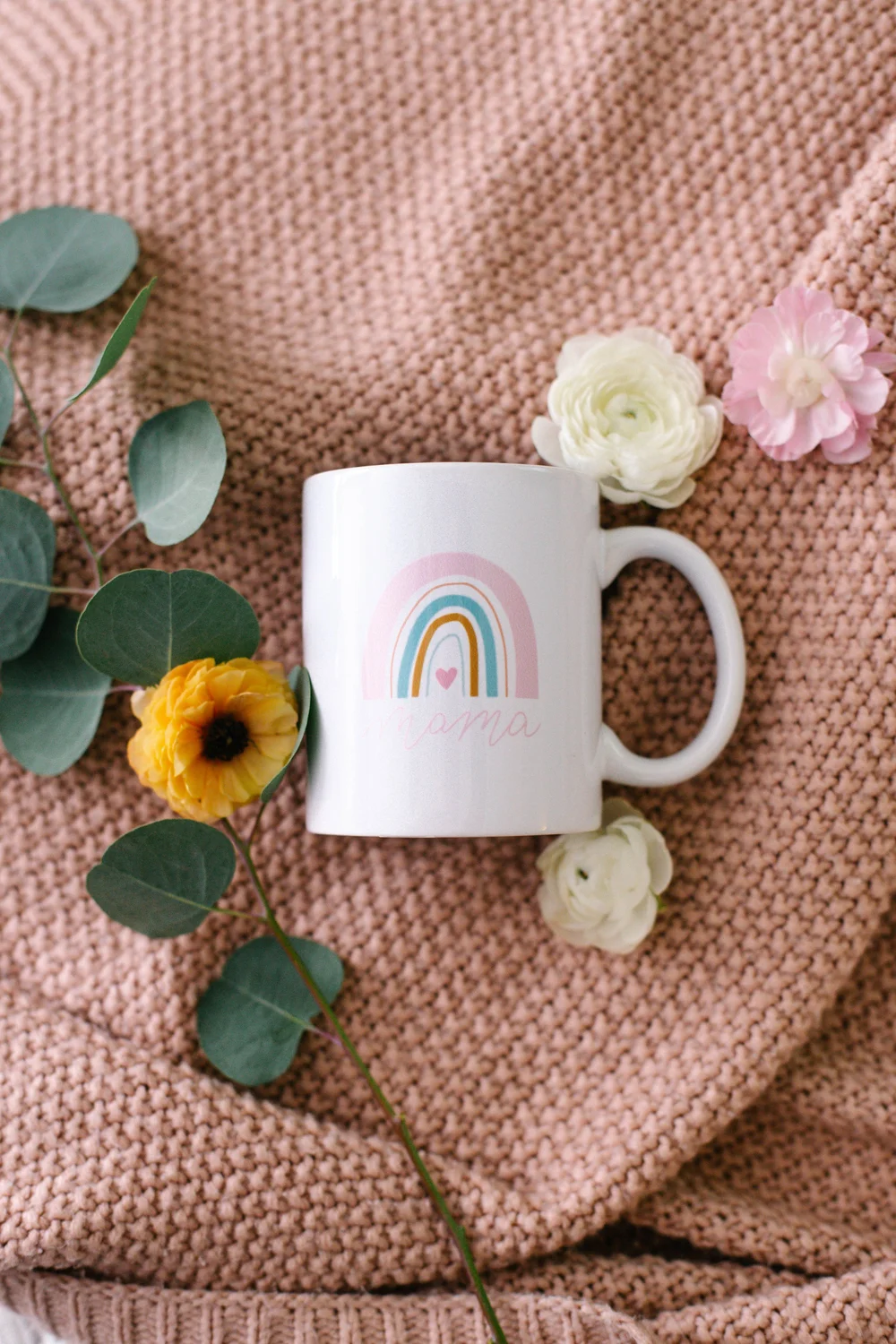 Rainbow Coffee Cups