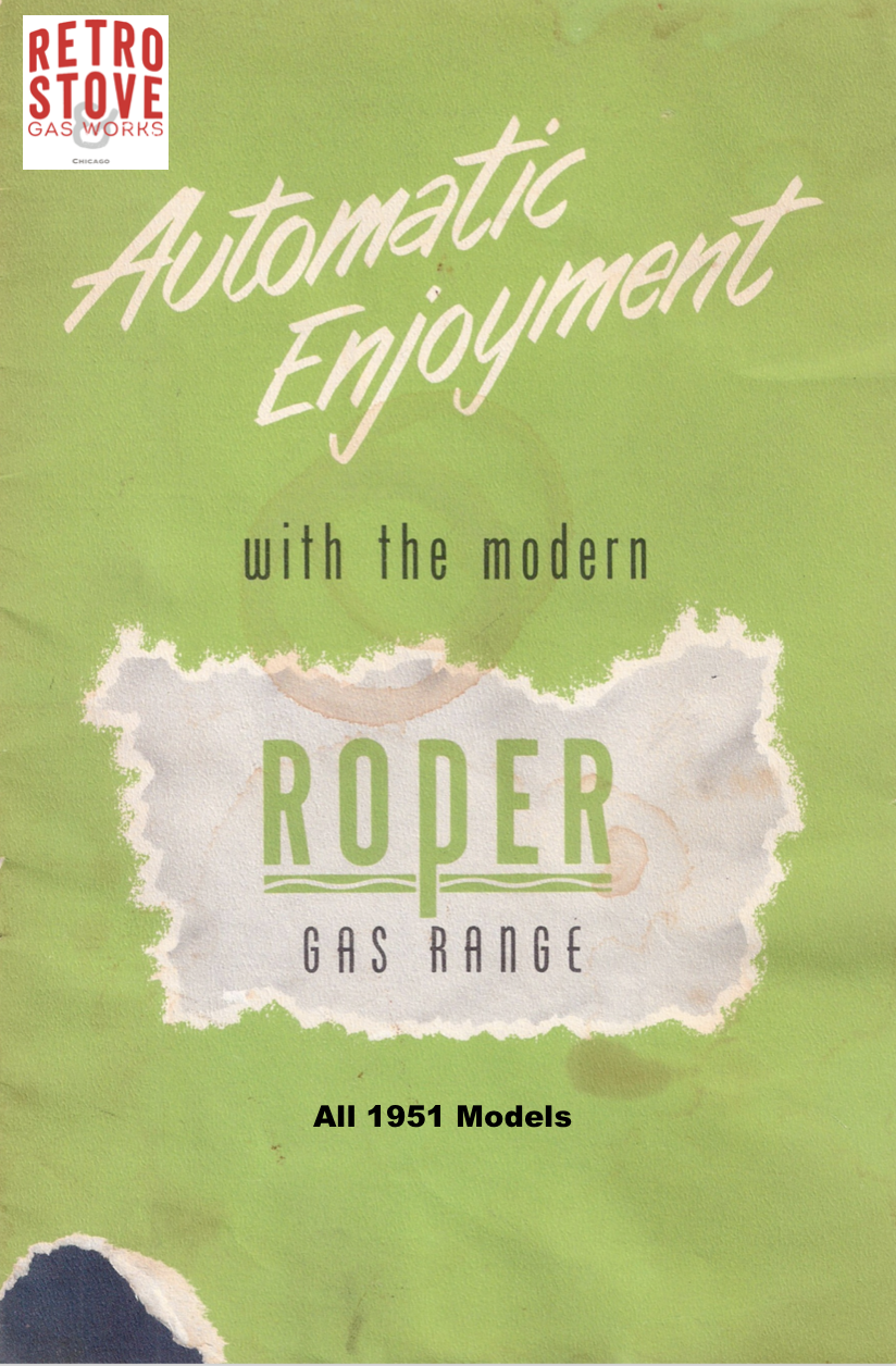 Manuals, DIY Guides, and Parts Inventory — Retro Stove & Gas Works