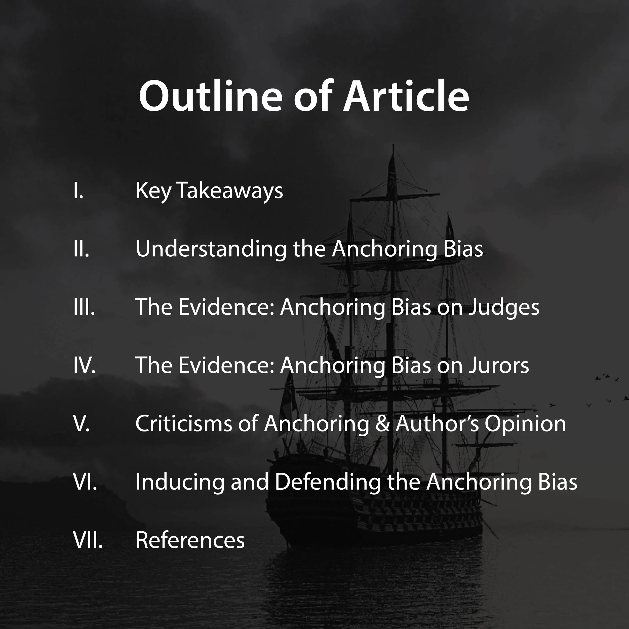 The Anchoring Bias and its Effect on Judges — The Law Project