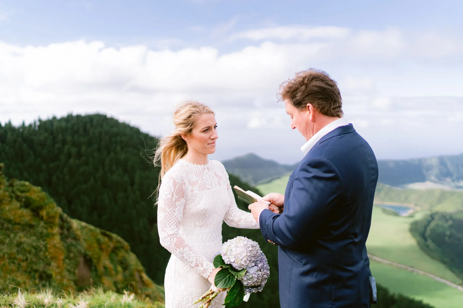 Dreamy Elopement in a Far Away Land - Azores Elopement Wedding ...