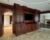 Used Walnut Media & Library Built-In Near Chicago — Murco Recycling