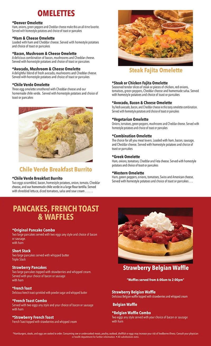Breakfast — Jim's Family Restaurant
