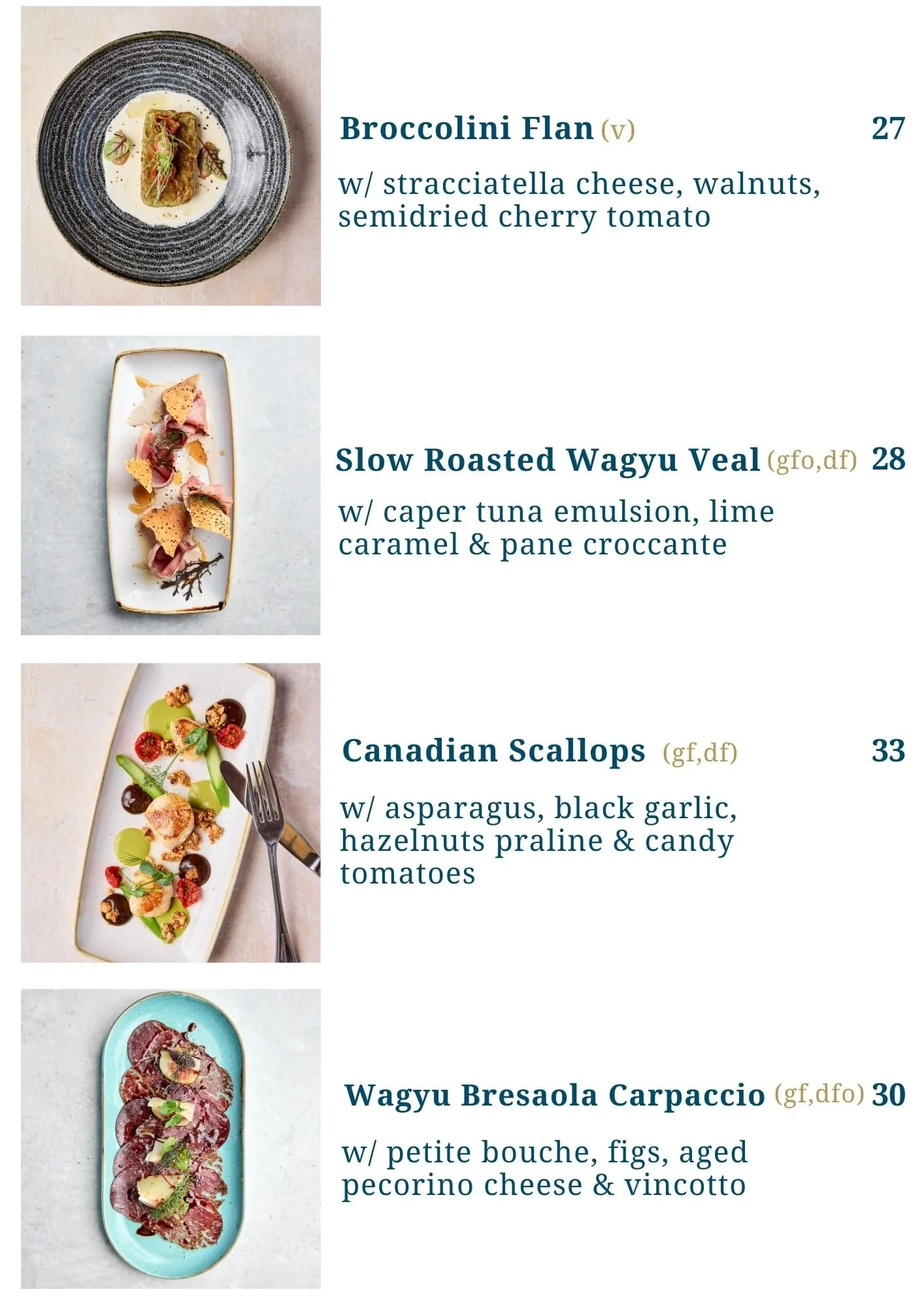 Photo Menu — The Pantry Manly