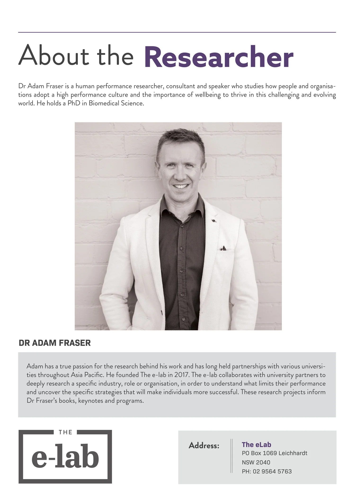 The New Way of Working 2021 — Dr Adam Fraser