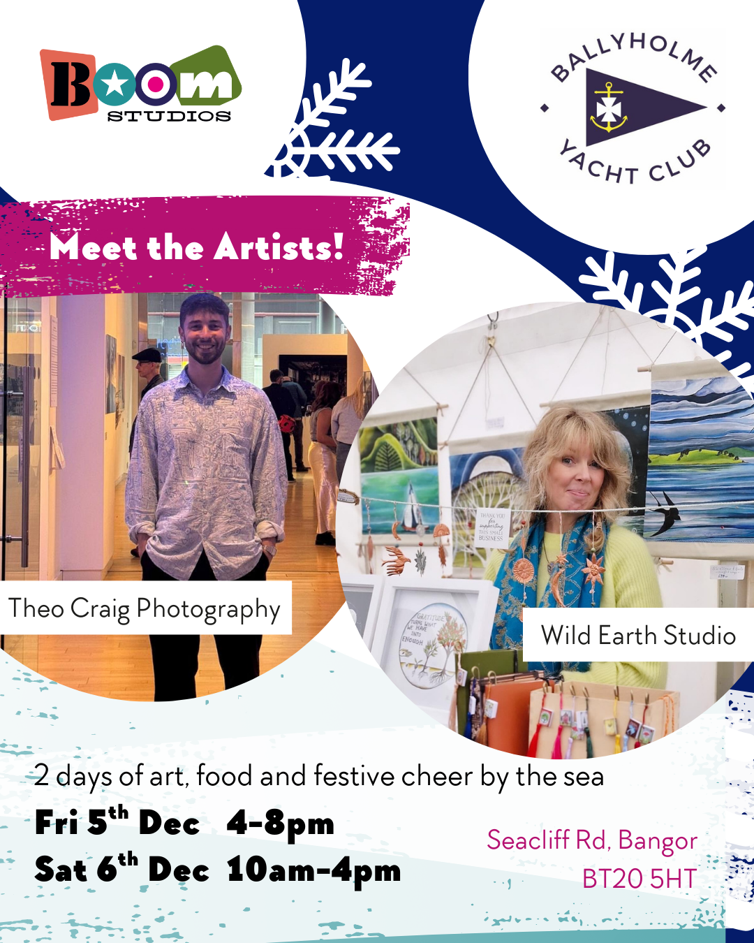 Artist Lineup - Boom Studios @ Ballyholme Yacht Club — Boom Studios