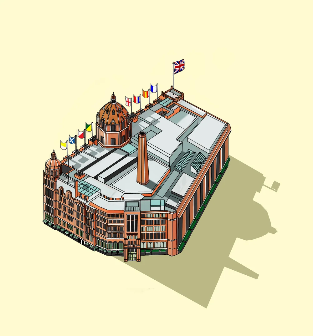 Katherine Baxter | Illustrated Maps-Harrods