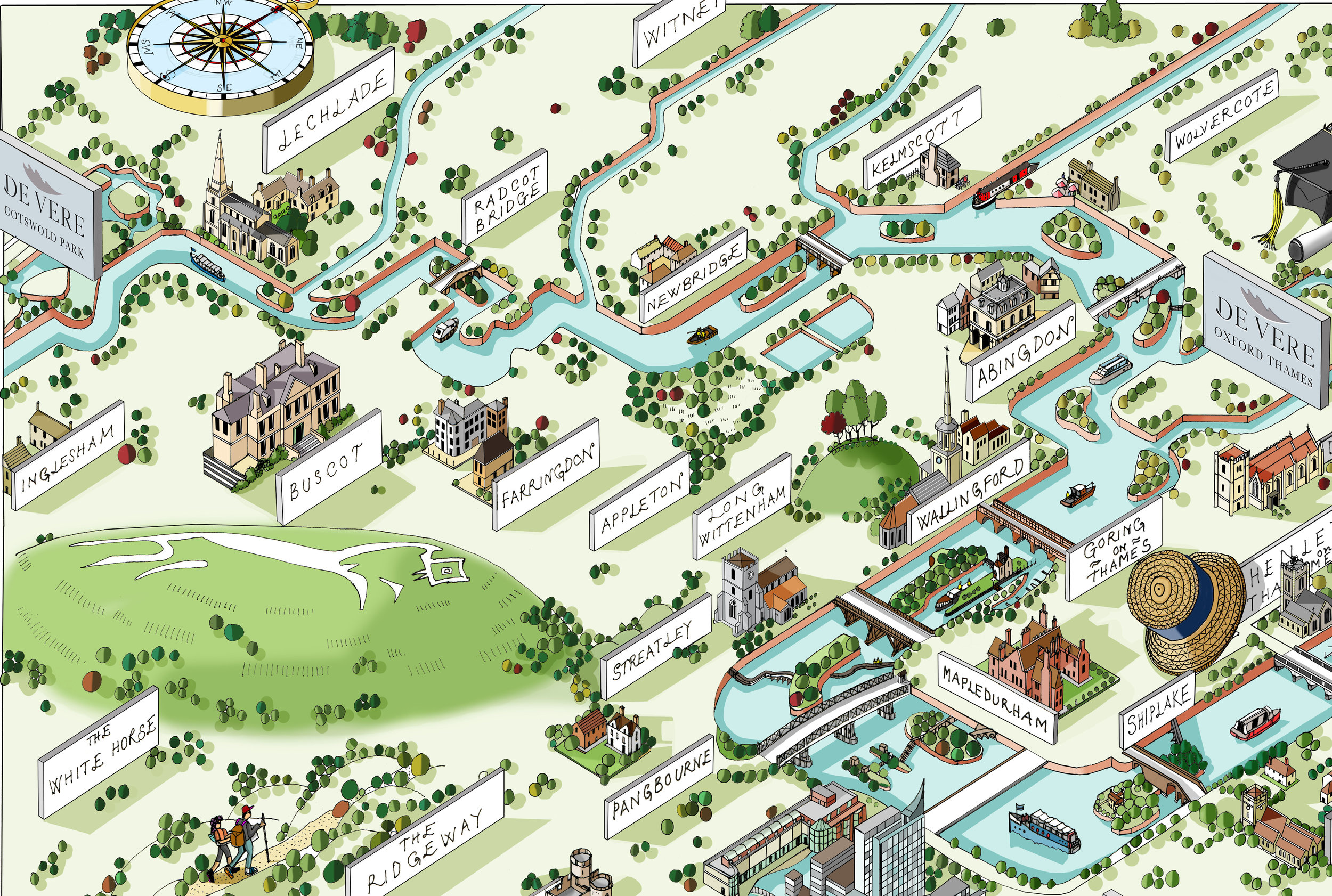 River Thames Map For Kids