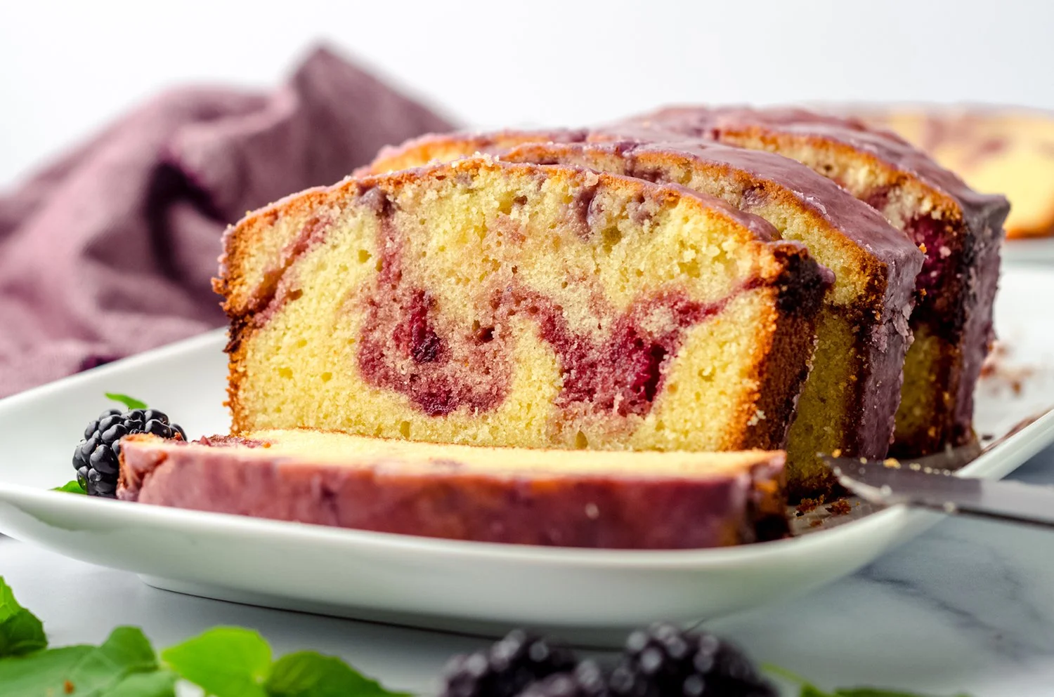 Blackberry Pound Cake Recipe — Bushel and Berry®