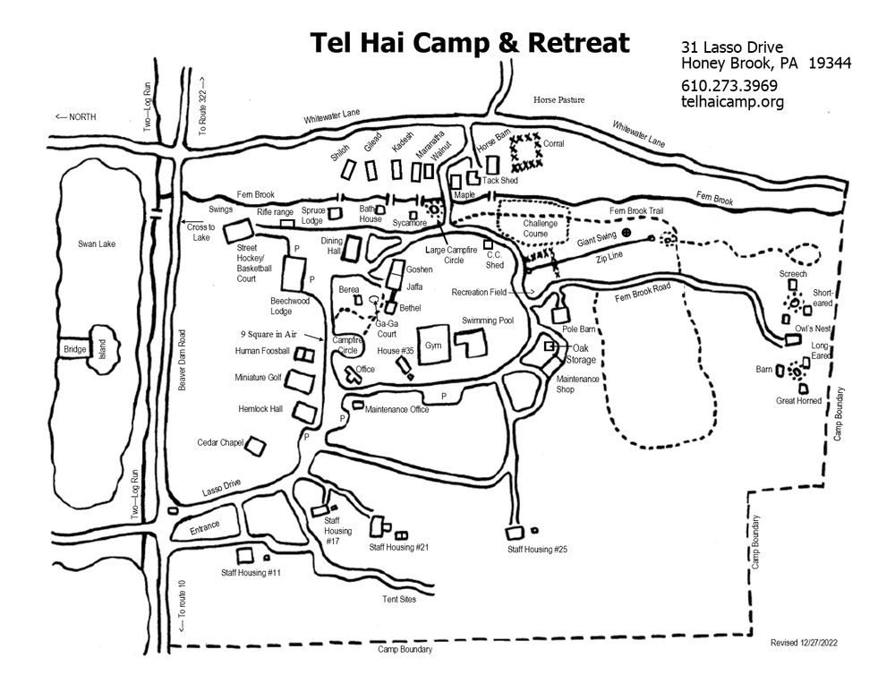 Campus Map — Tel Hai Camp & Retreat