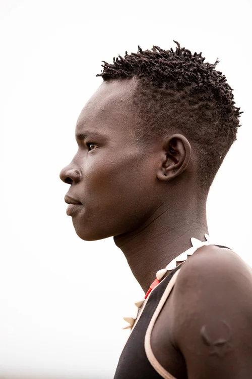 African Tribal Man Profile