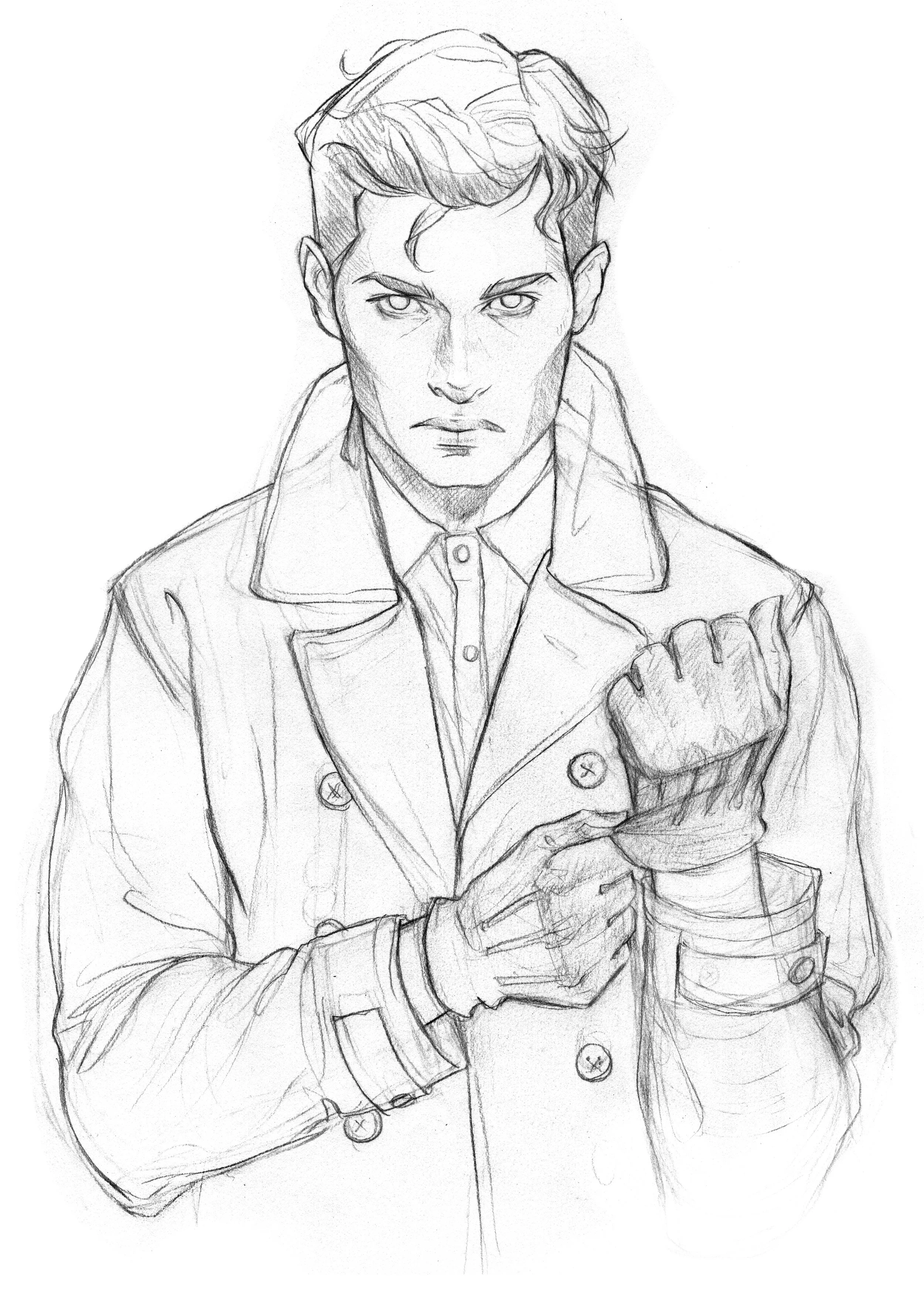 DRAWING 1 — E. K. BELSHER ILLUSTRATION