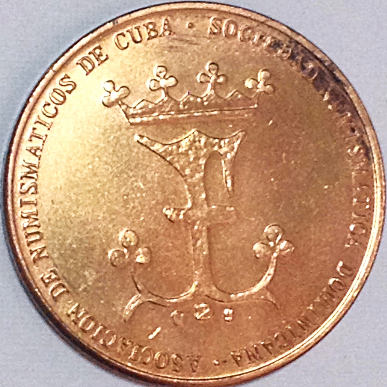 Piezas Conmemorativas Snd — Sociedad Numismática Dominicana