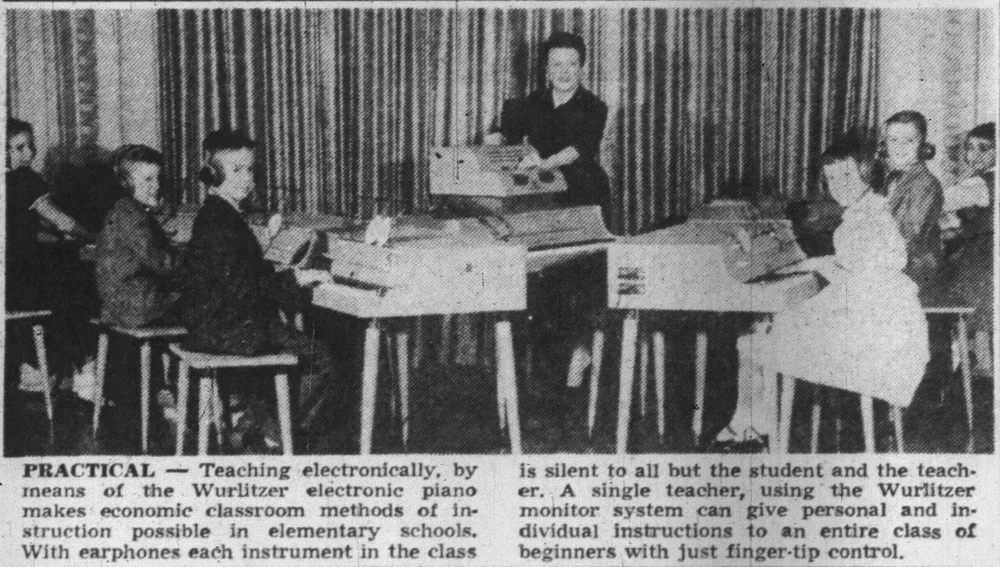 A Brief History of Student-Model Wurlitzer Electronic Pianos — Tropical ...
