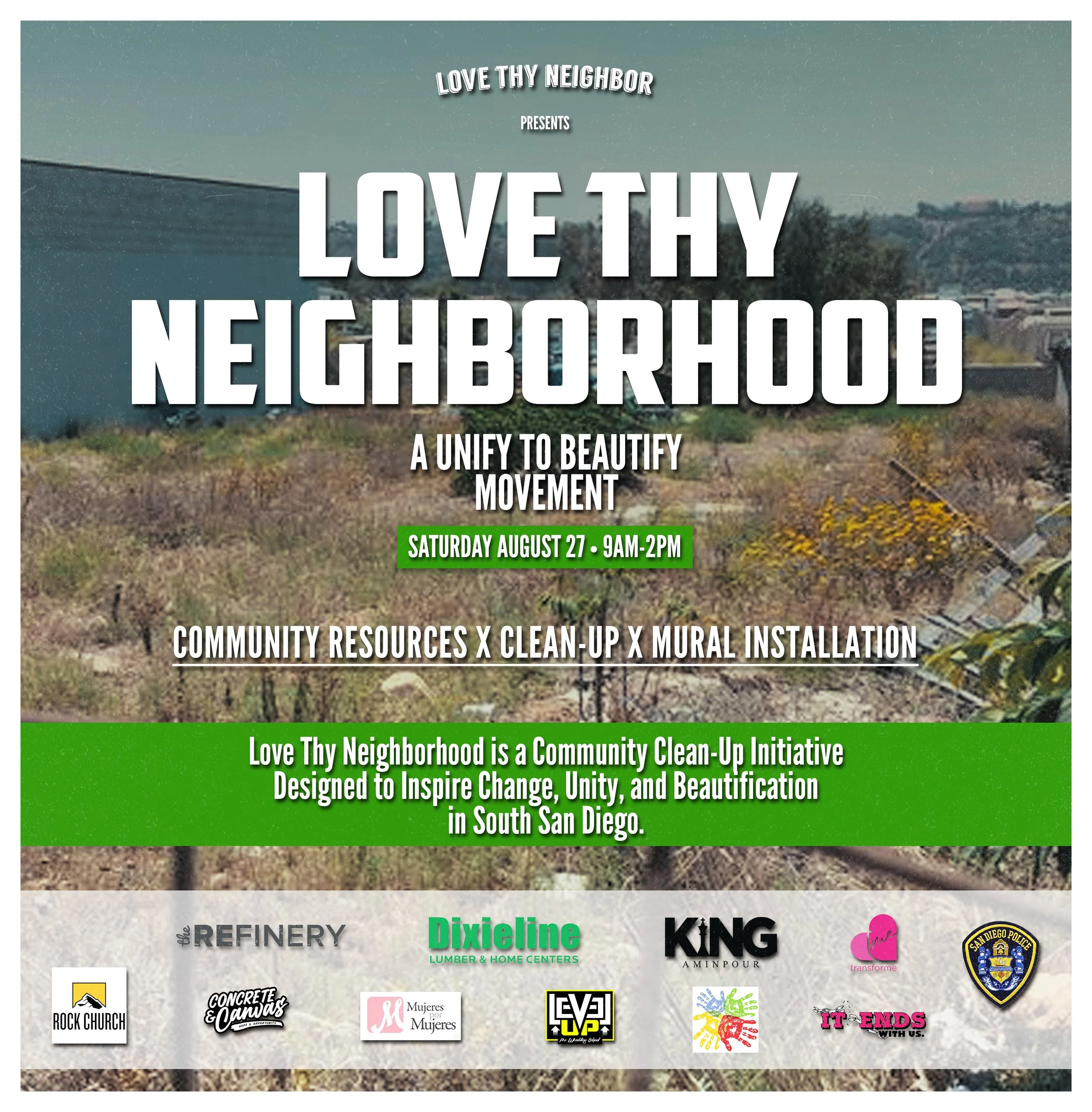 LOVE THY HOOD EVENT — Love Thy Neighbor Movement