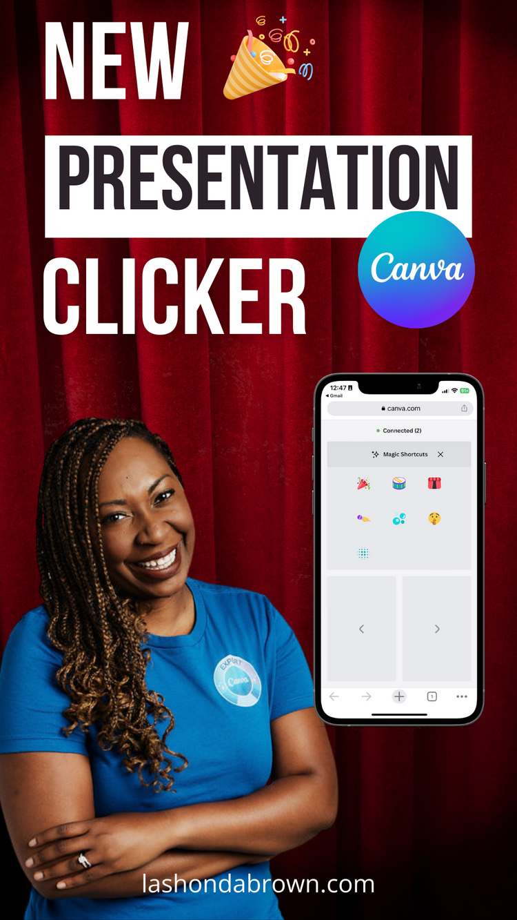 Turn Your Phone Into a Presentation Clicker — Canva Verified Expert + Tech Educator