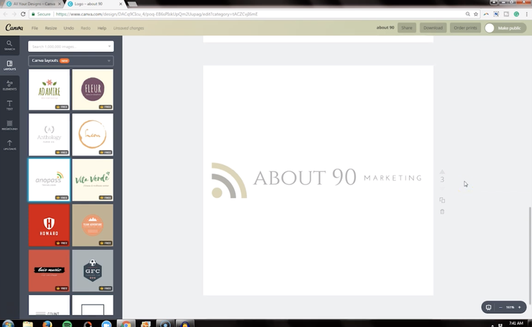 How to Make a Logo in Canva | Canva Tutorial — Tech Educator, YouTube ...