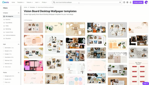 Creating a Vision Board on Canva (Desktop + Phone) — Canva Verified ...