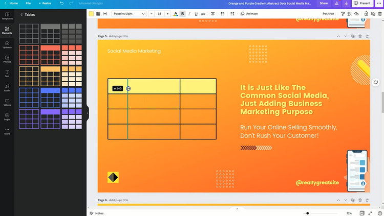 How to Create a Table in Canva (+ Customization Tips) — Canva Verified ...