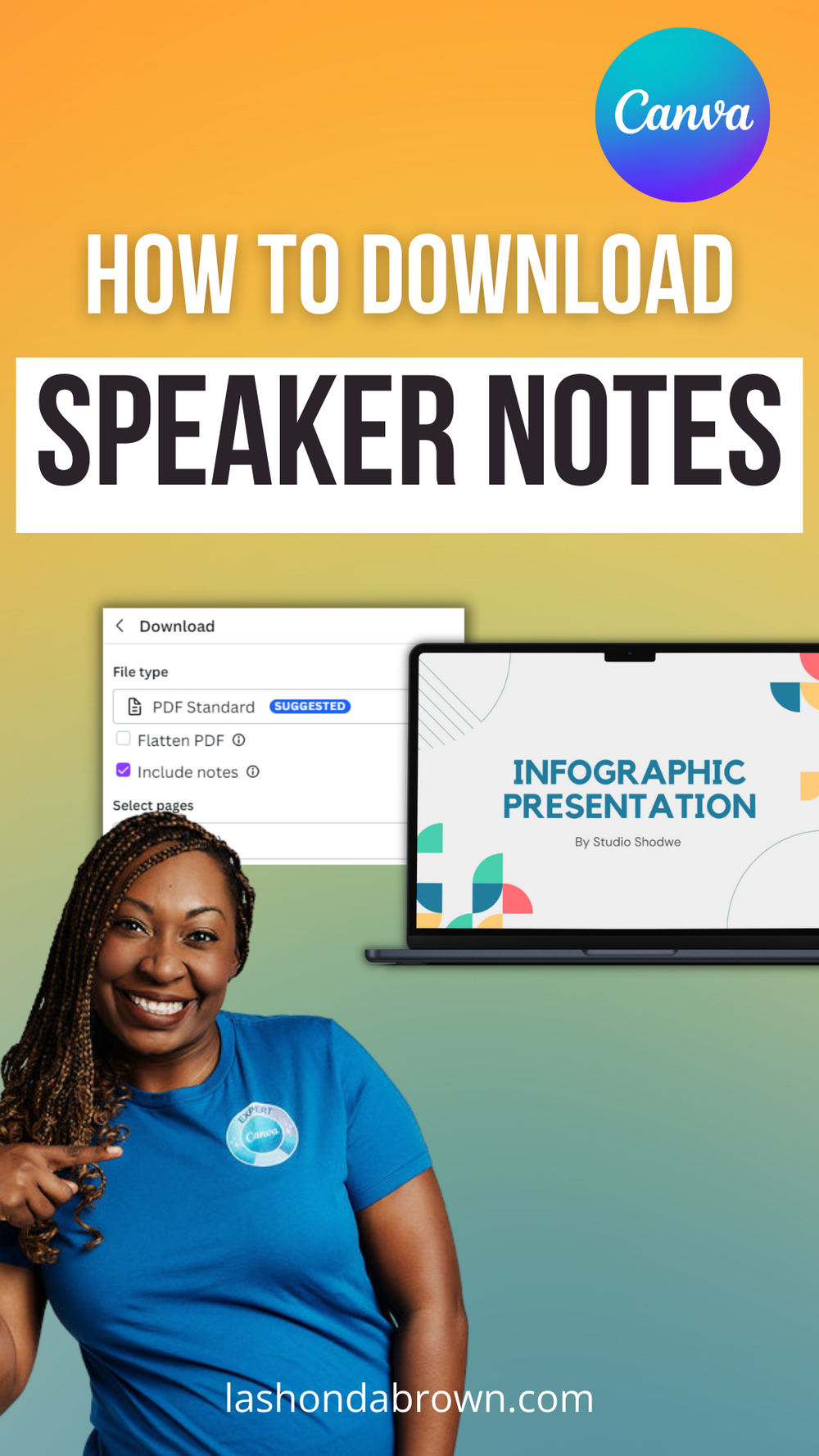 Adding and Downloading Speaker Notes — Canva Verified Expert - Tech ...