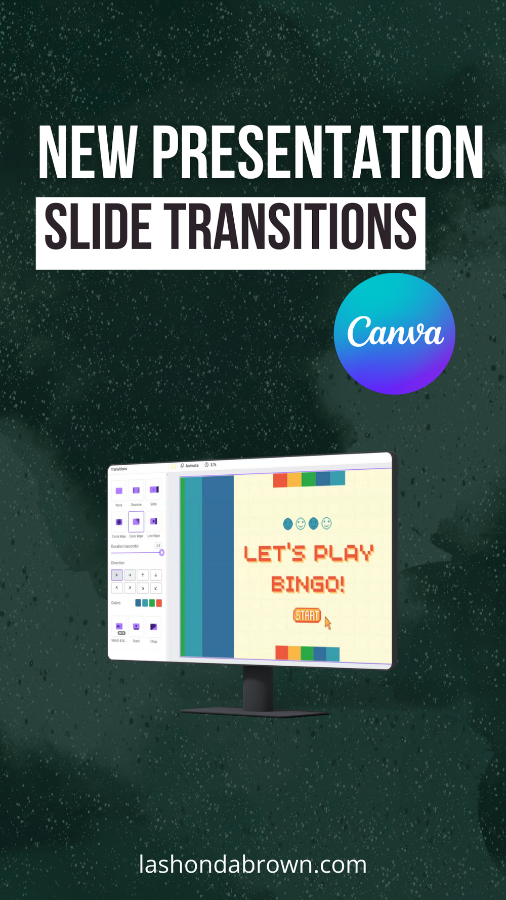 Create Your Own Color Wipe Transition — Canva Verified Expert + Tech Educator